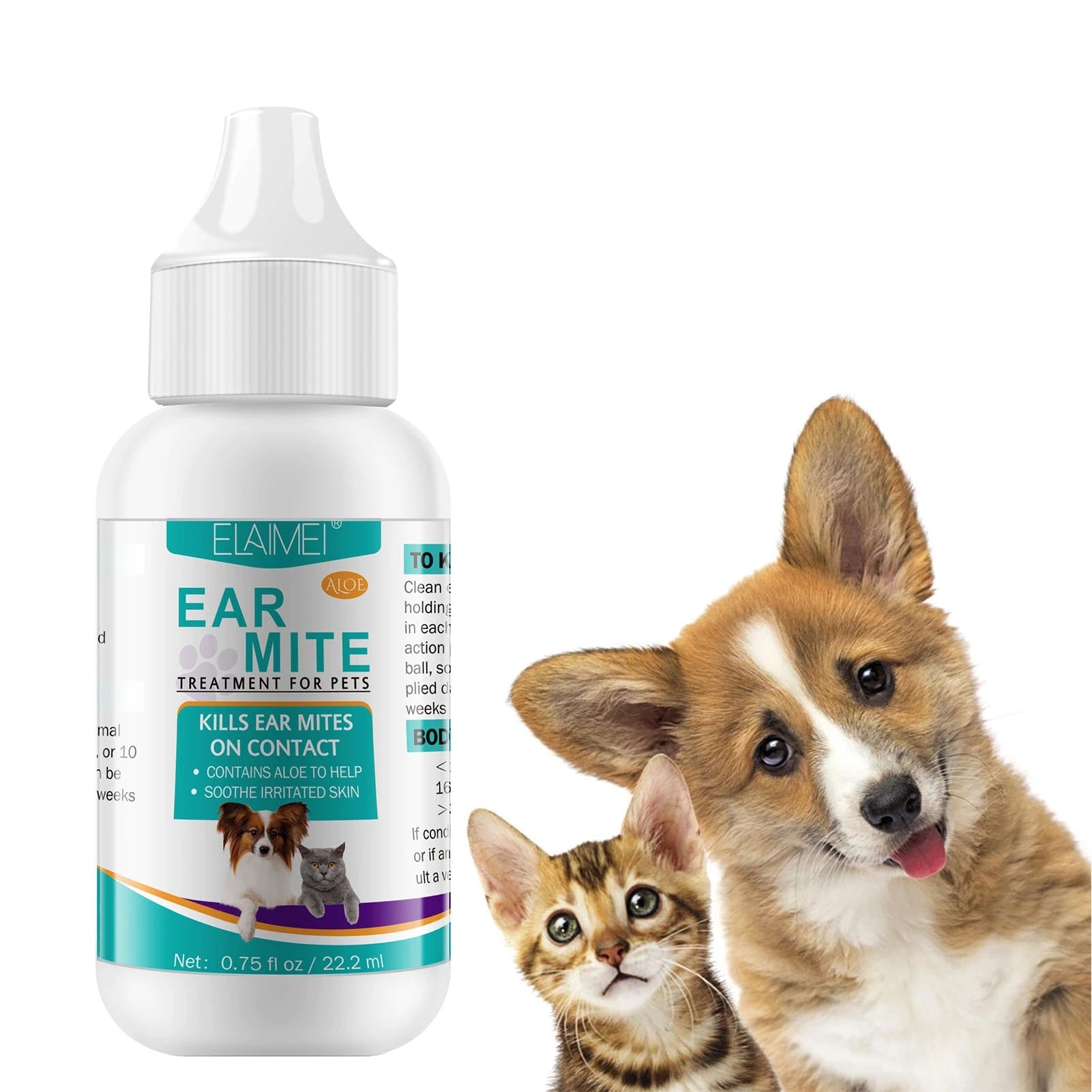 WagMites™️ - Natural Ear Cleaner & Mite Treatment (For Sensitive Pets ...